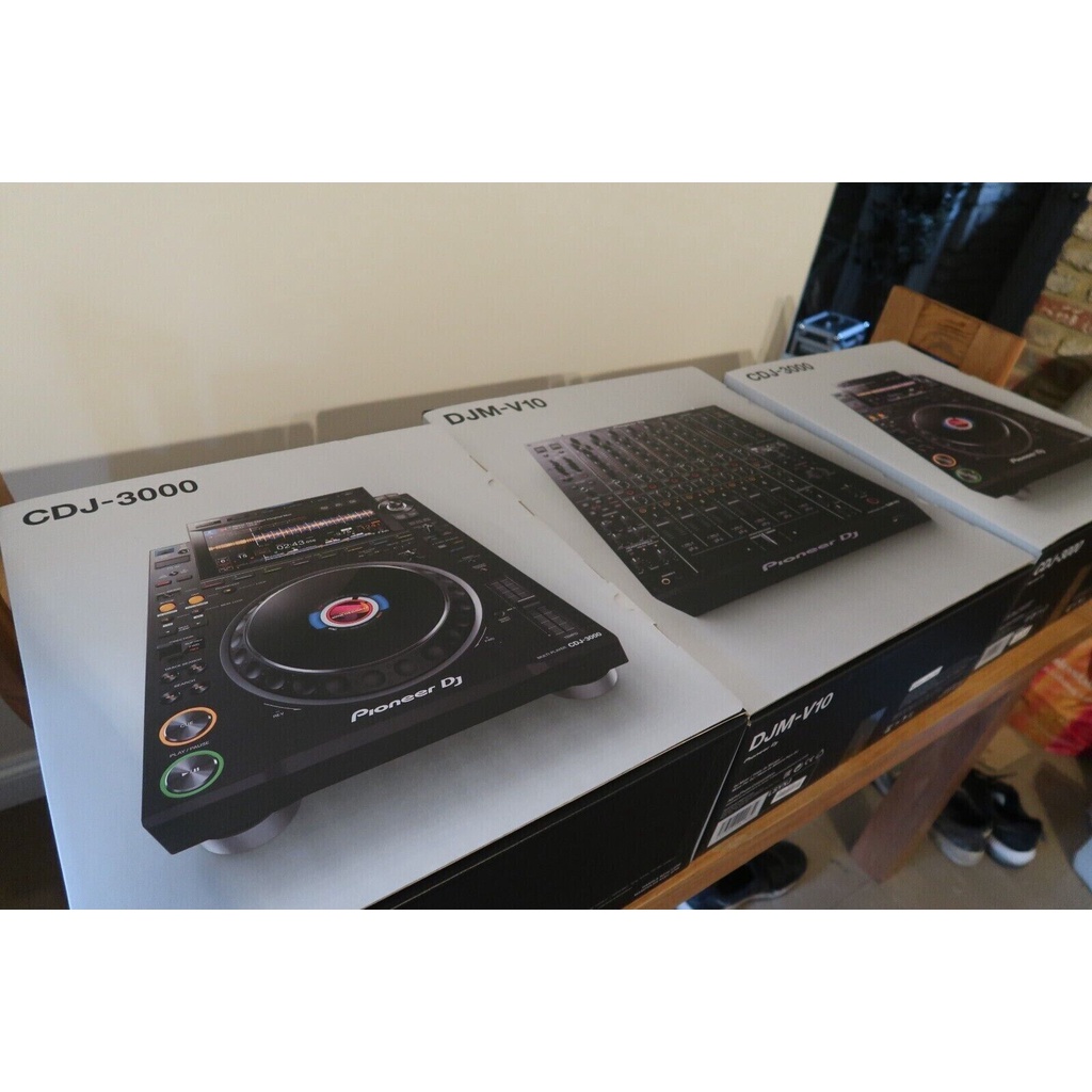 BEST DJ SETUP Pioneer CDJ 3000 + DJM-V10 Mixer + Boxes | Shopee Brasil