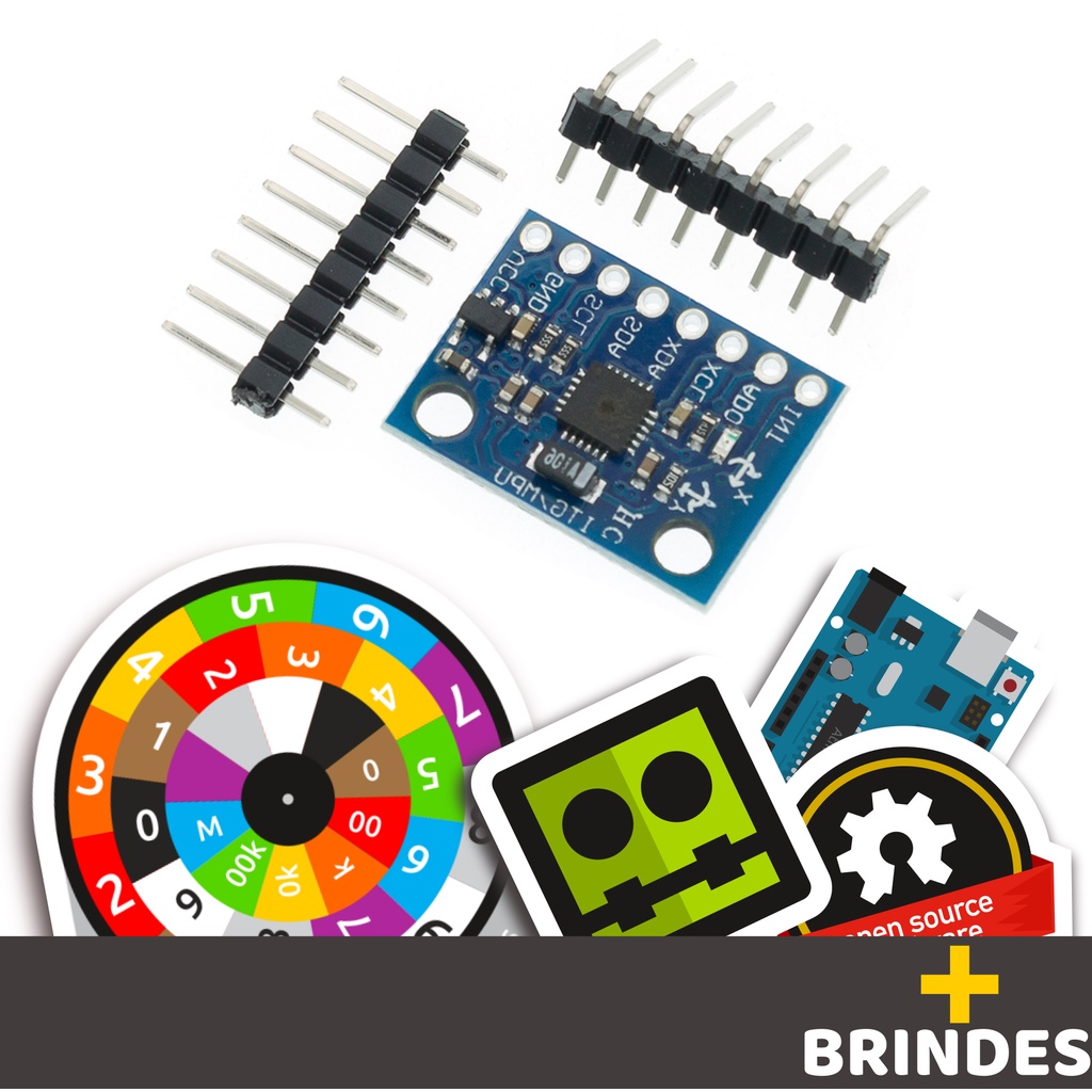 Modulo Sensor Acelerômetro 3 Eixos Gy 291 Adxl345 Serve Para Arduino 