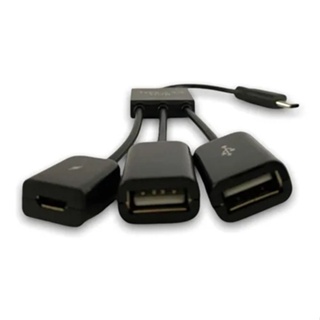 Cabo OTG USB tipo C USB 2 portas USB, USB tipo C - Cabo OTG duplo - Hub ...
