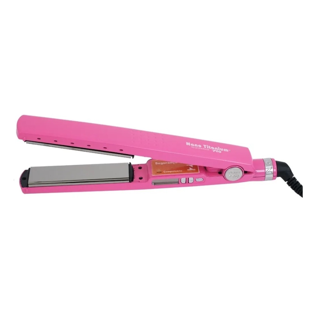 Chapinha Profissional Nano Titanium Rosa - Envio Imediato | Shopee Brasil