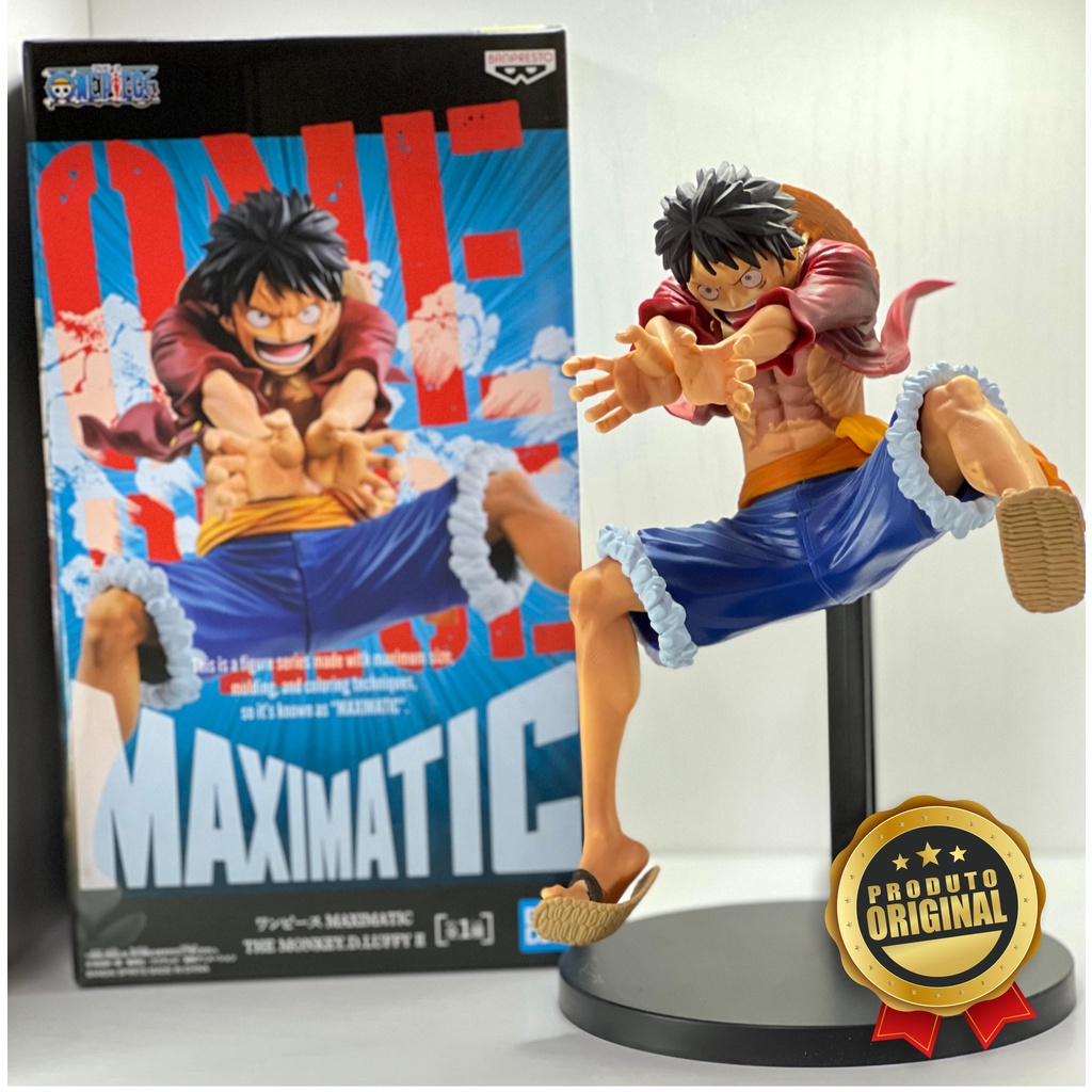 Action Figure Luffy OnePiece - Maximatic Bandai Banpresto | Shopee Brasil