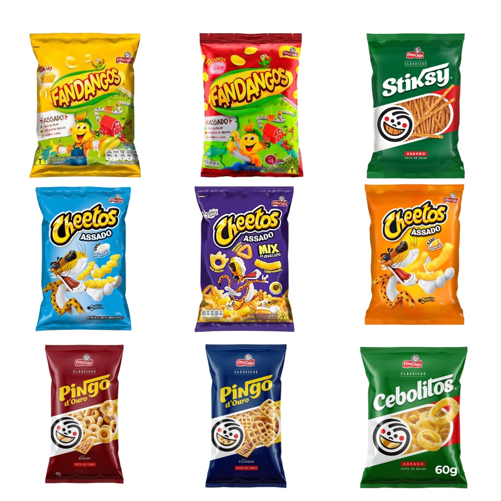 Kit Fandangos /Cheetos C/10 Pacotes A Sua Escolha Pronta Entrega ...
