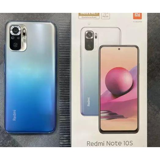 XIAOMI REDMI NOTE 10S 128 GB AZUL 8 GB RAM-GLOBAL- LACRADO | Shopee Brasil