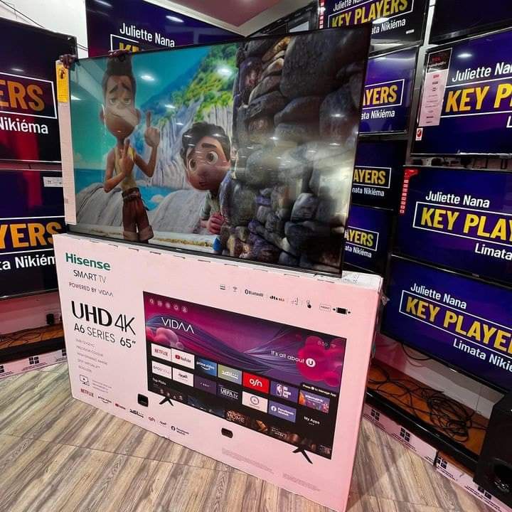 Novíssima Hisense Smart TV 4k UHD A6 Series 65 polegadas | Shopee Brasil