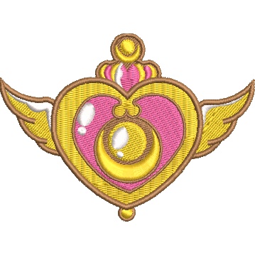 Sailor moon broches prisma lunar diversos modelos patch bordado ...