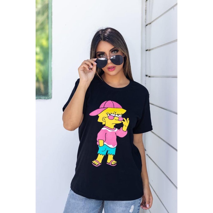 Camiseta Geek Nerd Lisa Simpson | Shopee Brasil