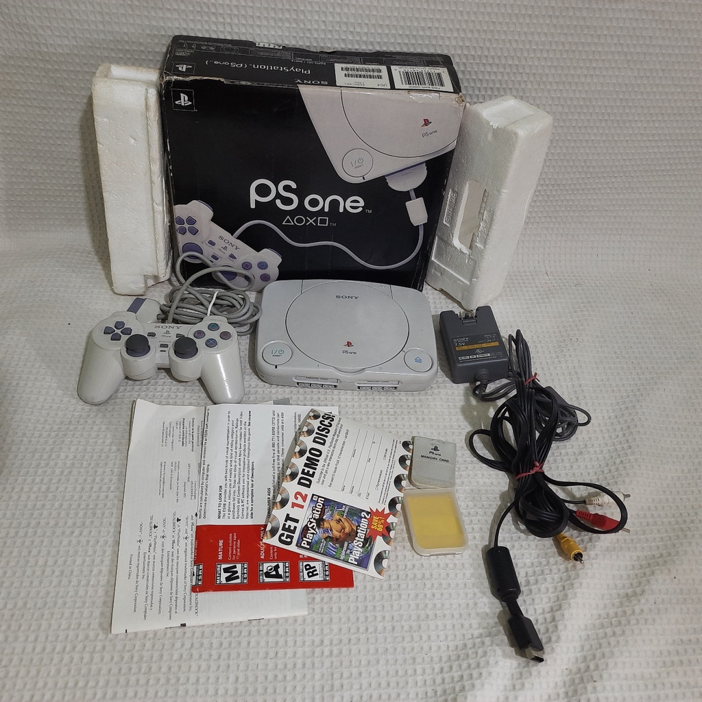 playstation one 1 scph 101 na caixa cib - Escorrega o Preço