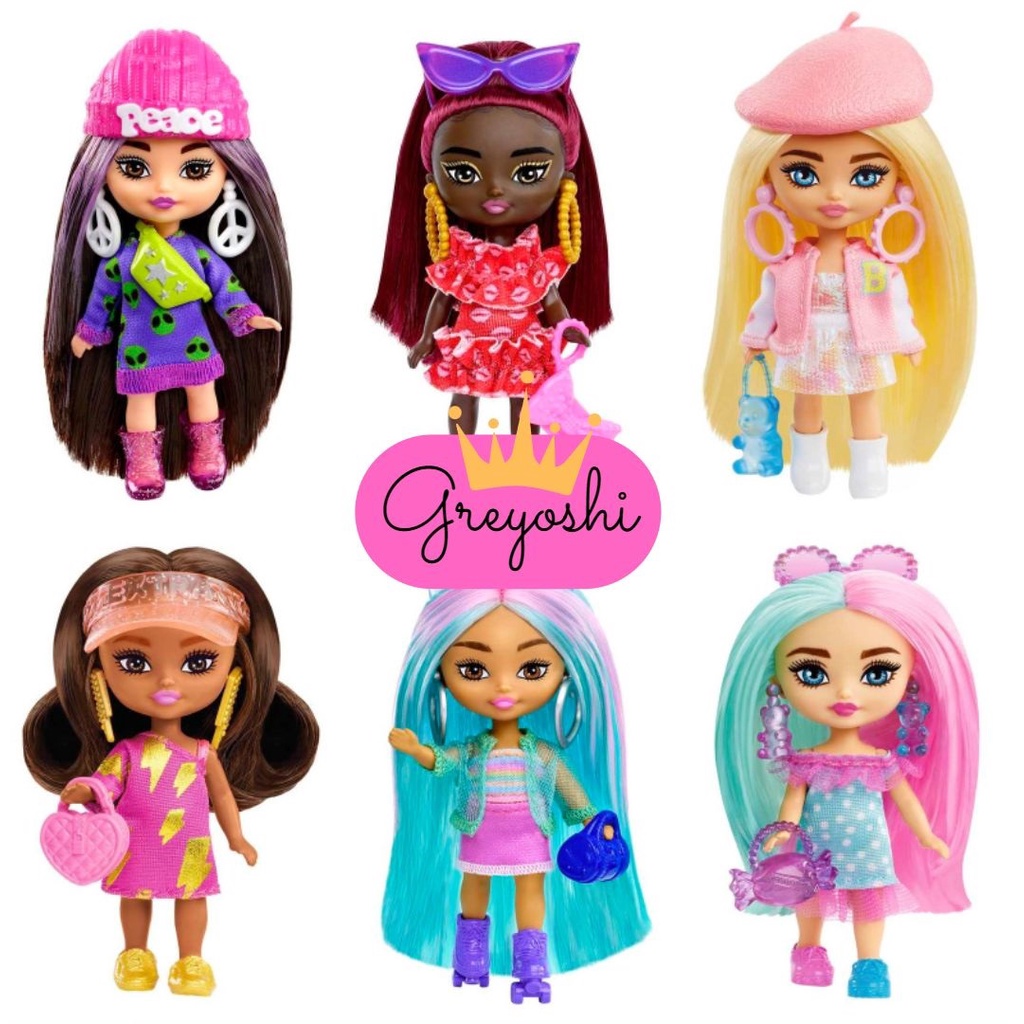 Boneca Barbie Extra Mini Minis - Varios modelos - Original Mattel ...