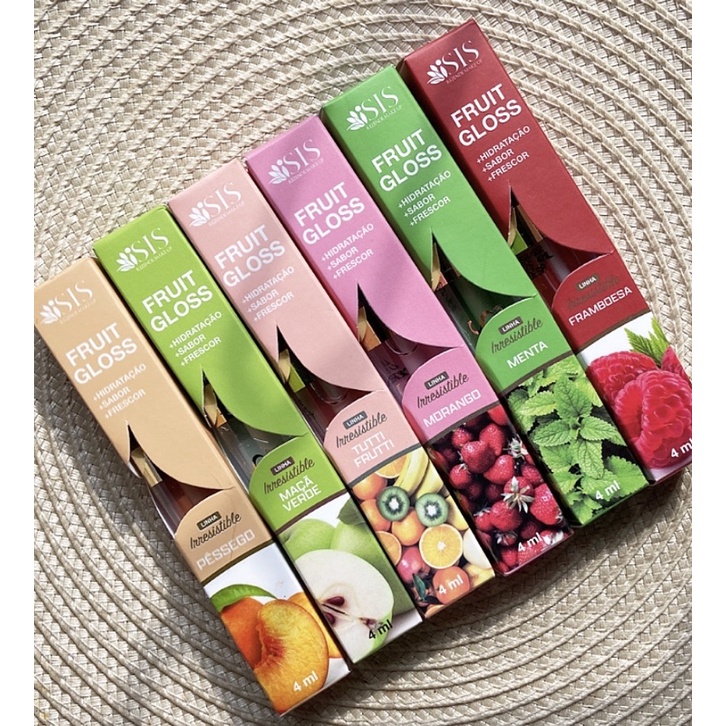 Gloss Fruit Linha Irresistible Isis Rezende | Shopee Brasil