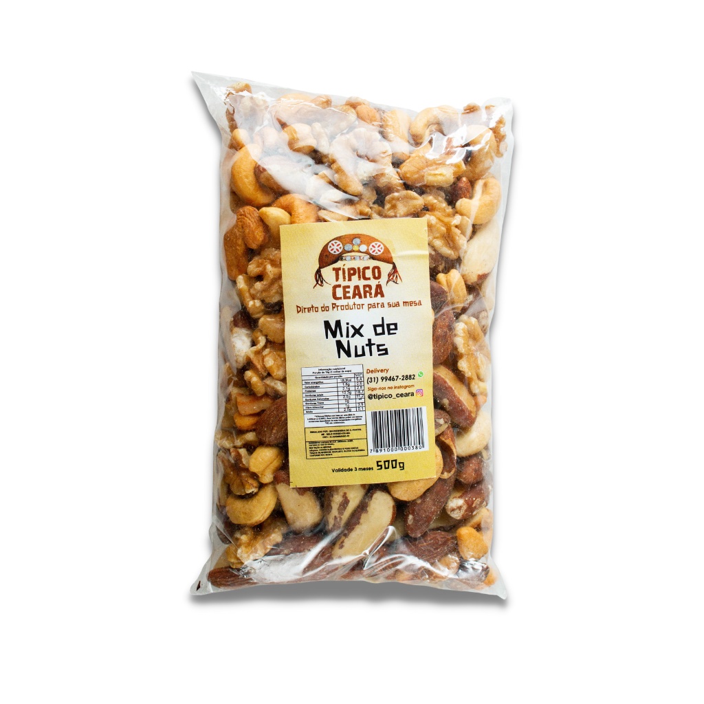Mix de Nuts Premium - Castanhas, Nozes e Amêndoas - Típico Ceará ...