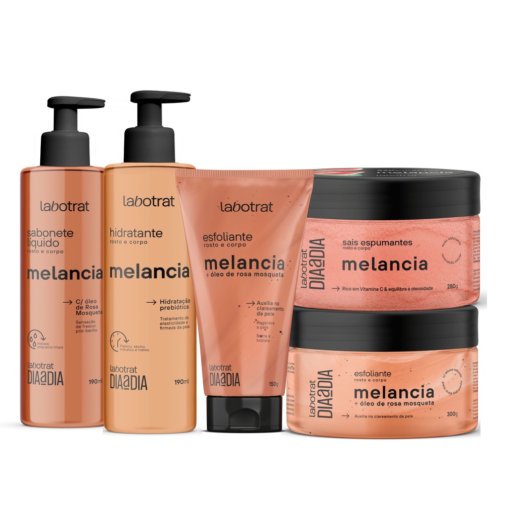 Kit Cuidado Diário Labotrat Dia a Dia Completo Melancia 5 Produtos ...