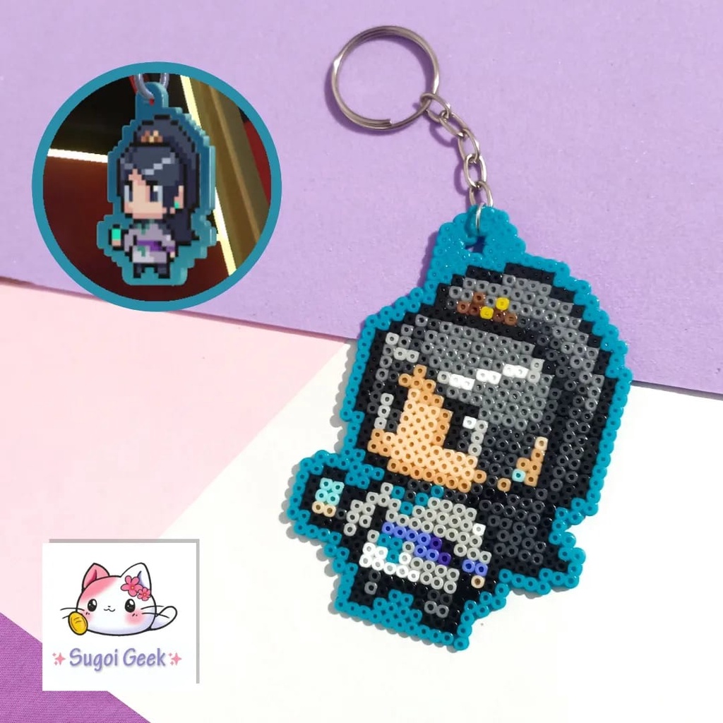 Chaveiro Pocket Sage/Sage de bolso jogo Valorant Hama Perler Beads ...