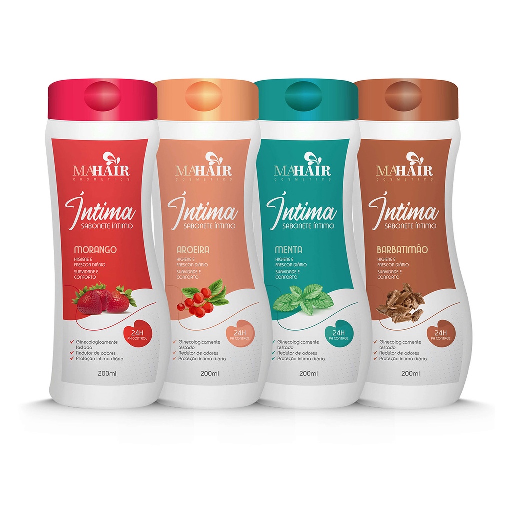 Sabonete Intimo Liquido Intima Mahair 200ml | Shopee Brasil