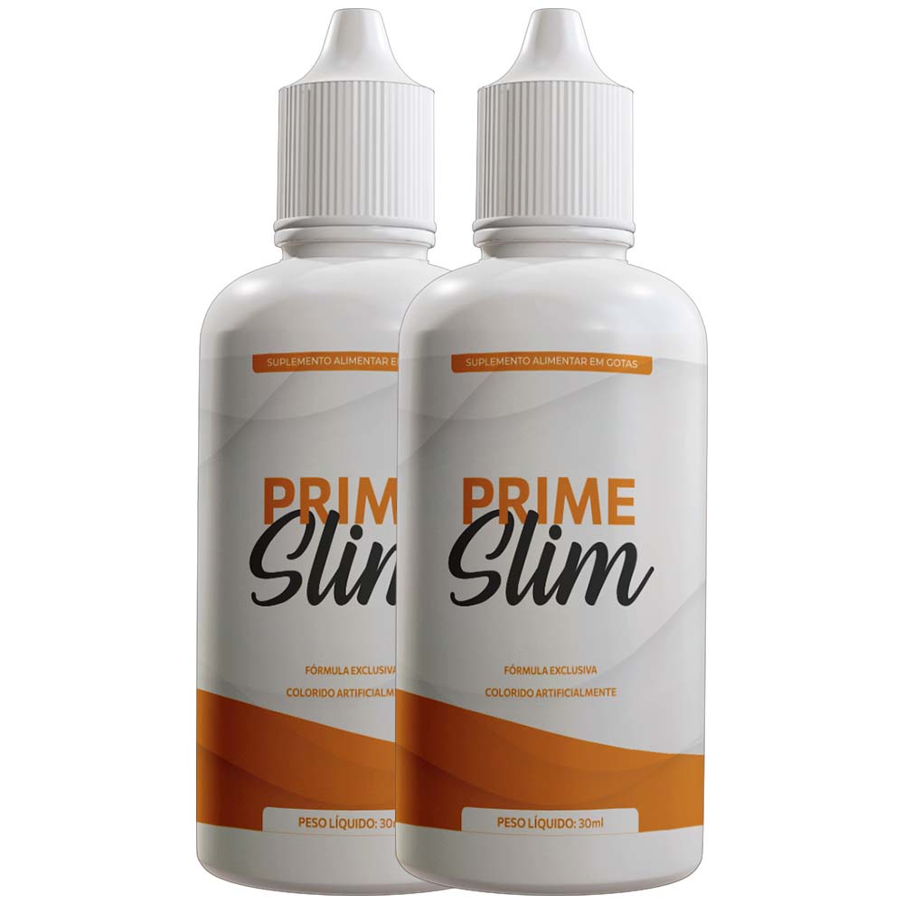 Kit 2x - Prime Slim Gotas Suplemento Alimentar - 30ml | Shopee Brasil