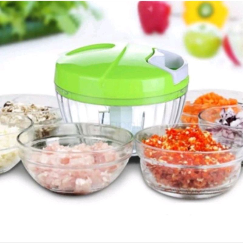 Processador De Alimentos Manual Spin Cutter | Shopee Brasil