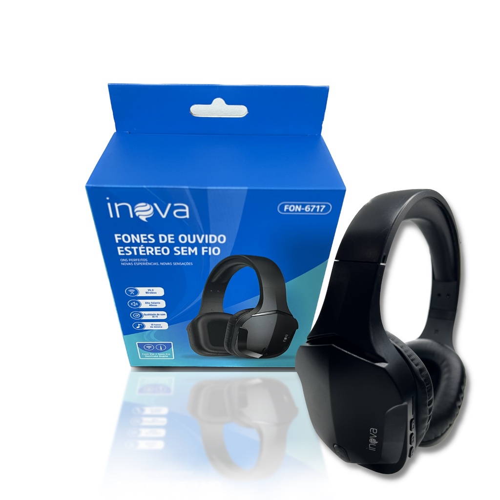Fone Headset Gamer Bluetooth Original Inova Estéreo Alta Qualidade Sem ...