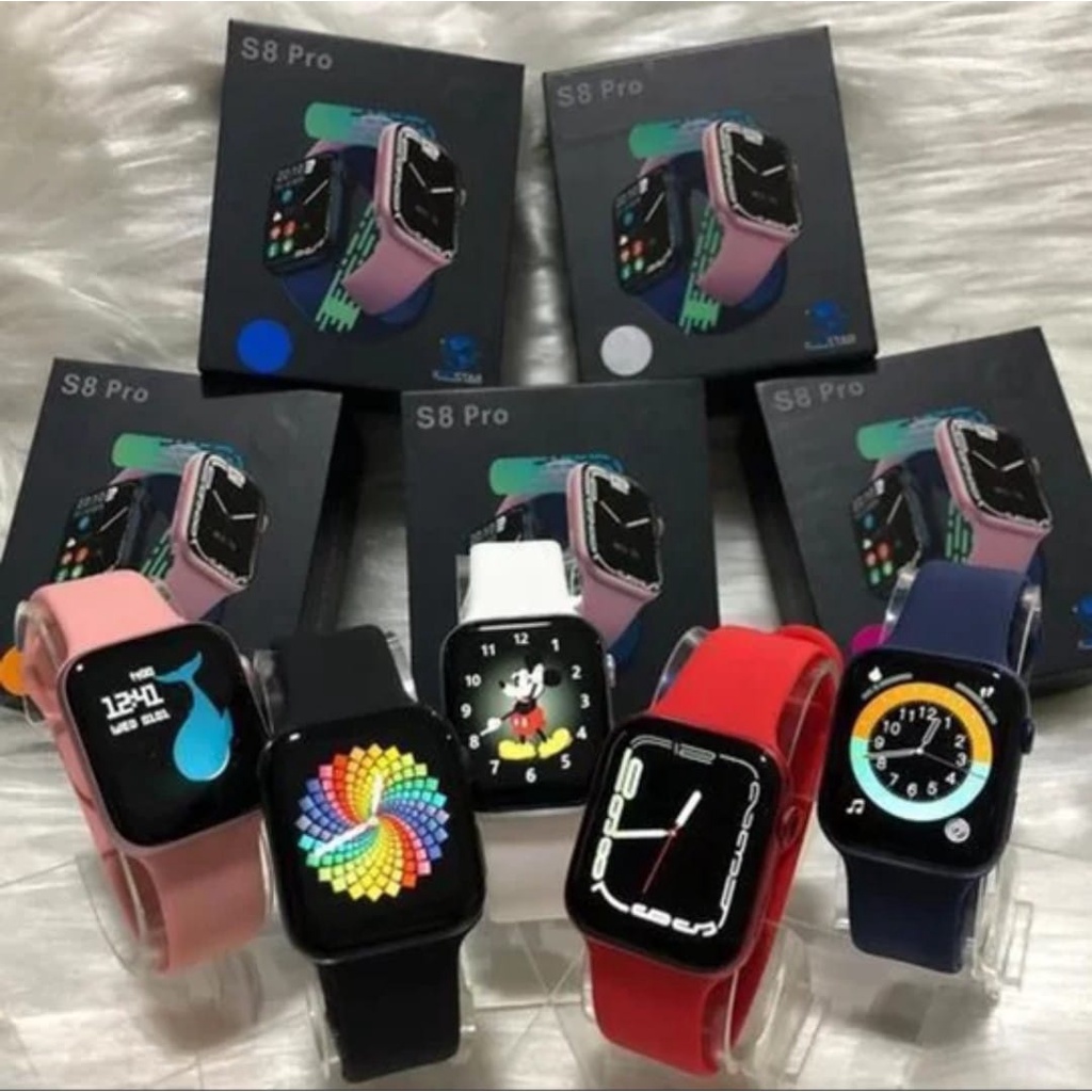 Smartwatch S8 PRO Relógio Inteligente Tela infinita Resolução HD Série ...