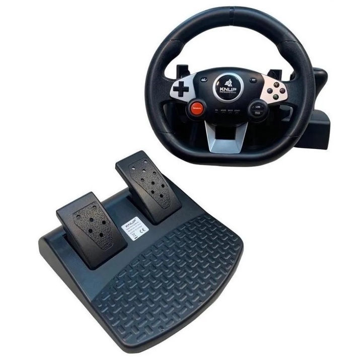 Volante Joystick Vibracao Gamer Pro Gears Kp-5816 7 em 1 Experiencia ...