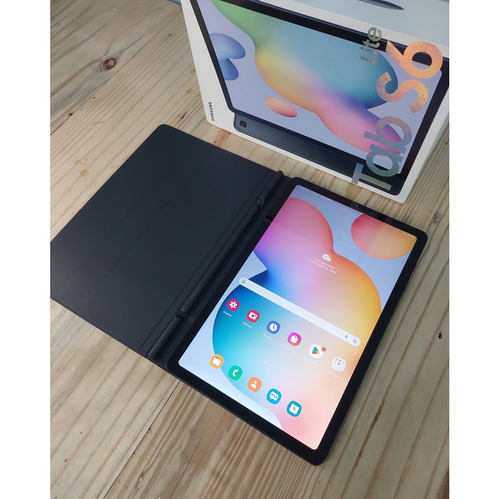 Tablet Samsung S6 Lite C/ S Pen e Capa Original - Perfeito - Escorrega ...