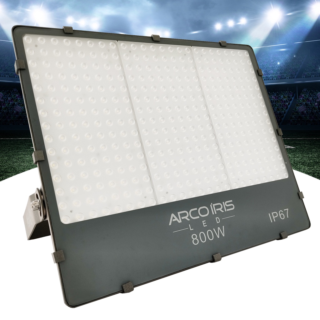 Refletor Holofote LED 800w UltraLED Projetor de Luz Branca Forte para ...