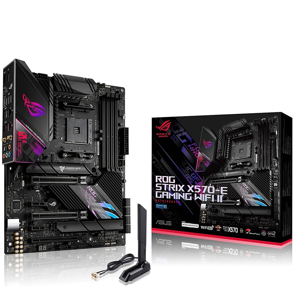 Placa Mãe Asus Rog Strix X570-E Gaming Wifi Ii, Amd Am4 Atx, 4xddr4 ...