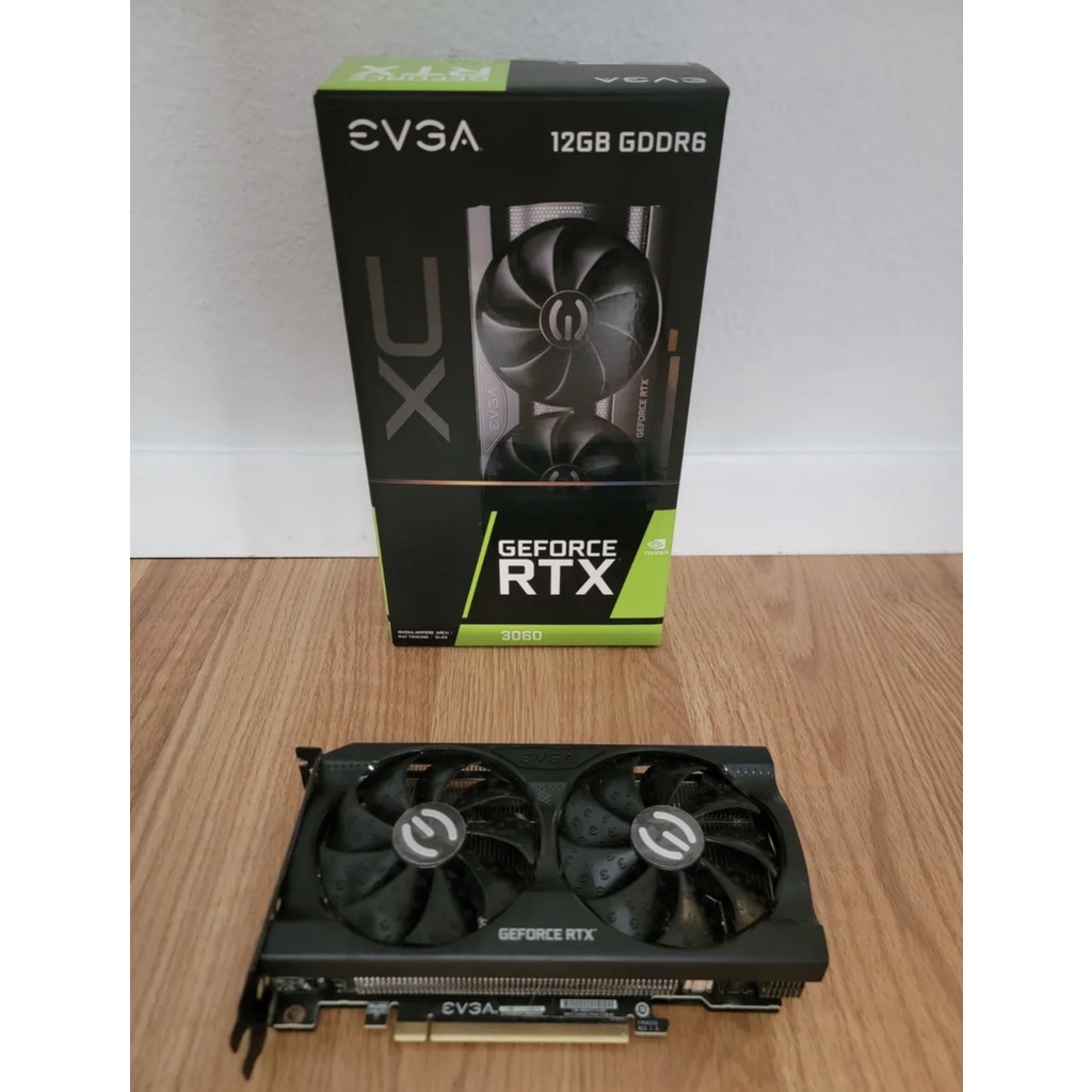 EVGA GeForce RTX 3060 XC BLACK GAMING 12GB GDDR6 Graphics Card | Shopee ...