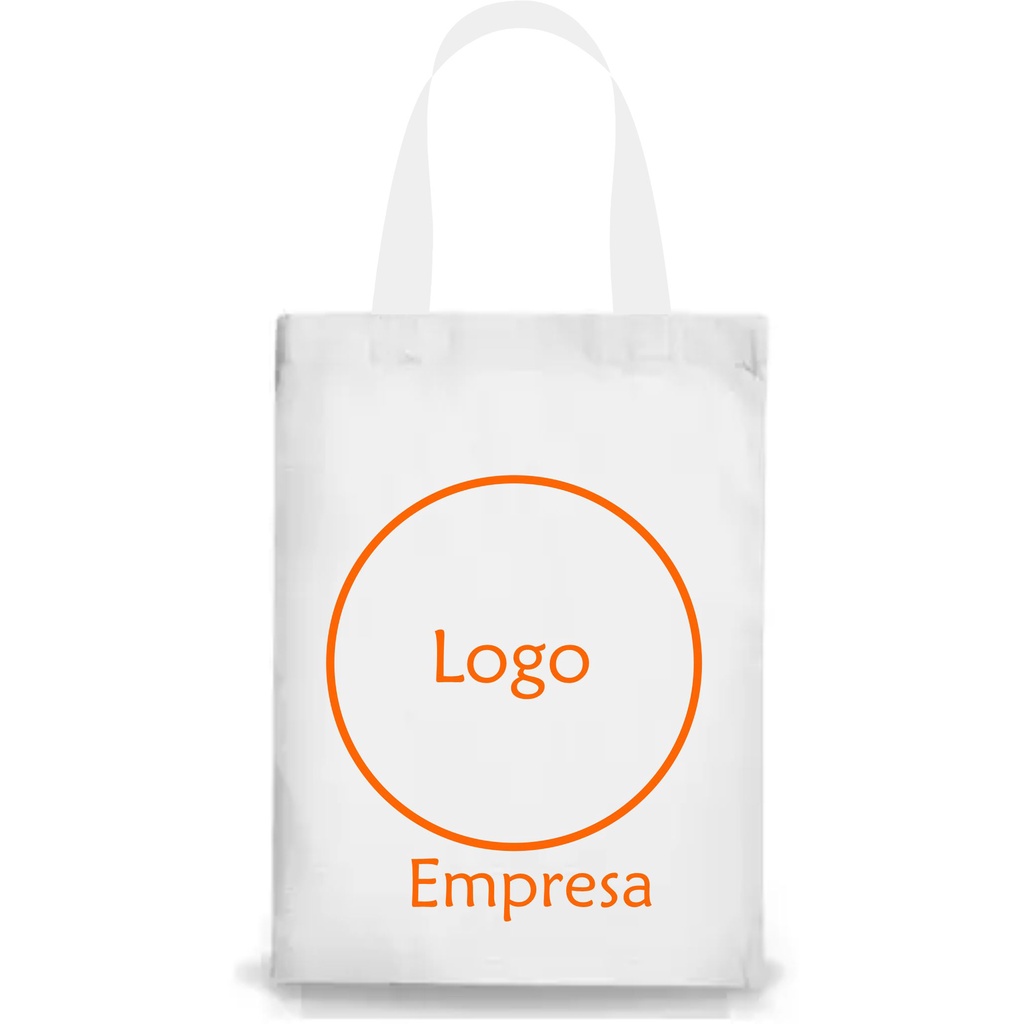 Bolsa Sacola Ecobag 20x25 Personalize Logo Empresa | Shopee Brasil