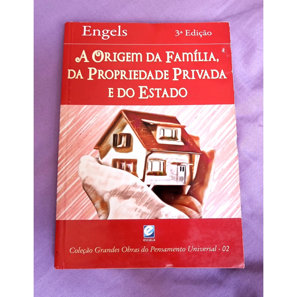 Livro A origem da Família,da propriedade privada e do estado ...