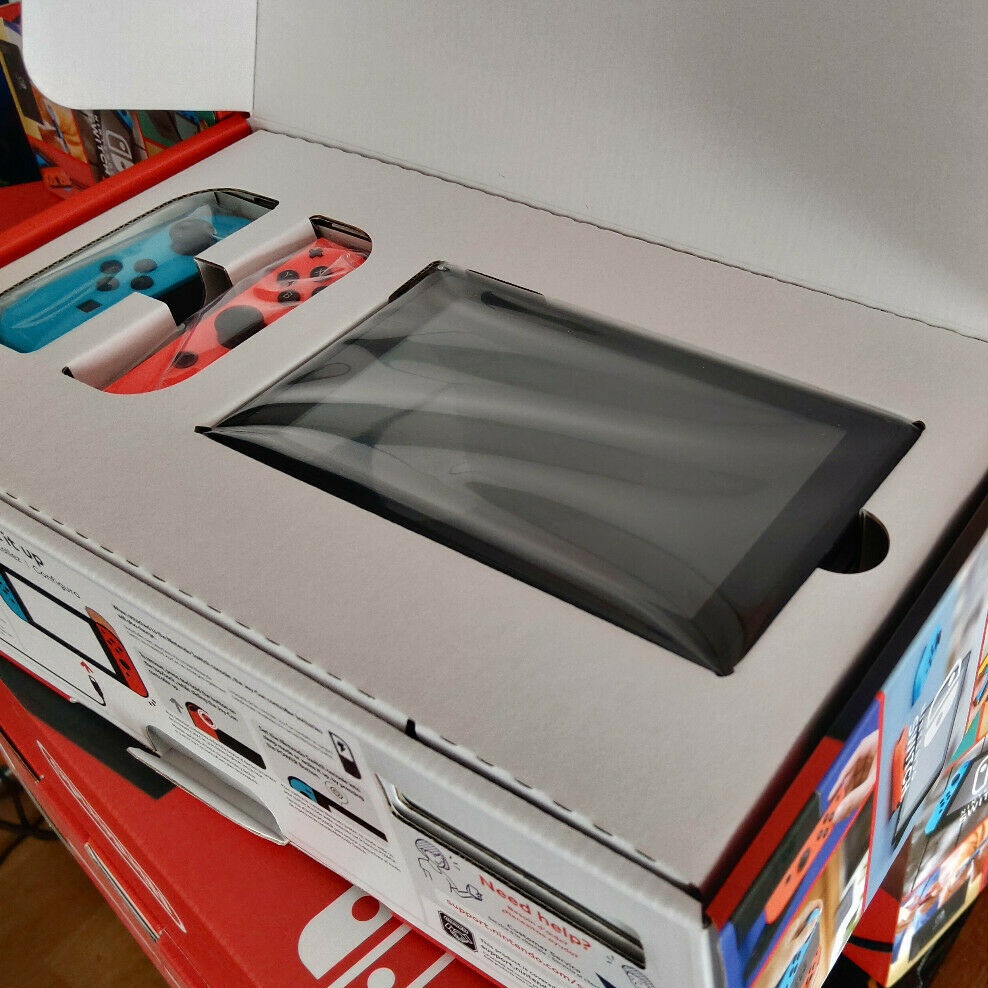 Vendo console Nintendo Switch 32GB em jejum com Neon Blue e Neon Red ...