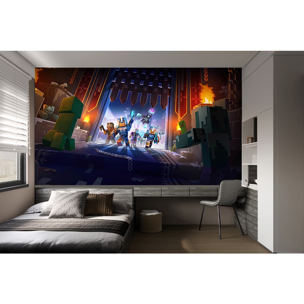 Painel adesivo minecraft | Shopee Brasil