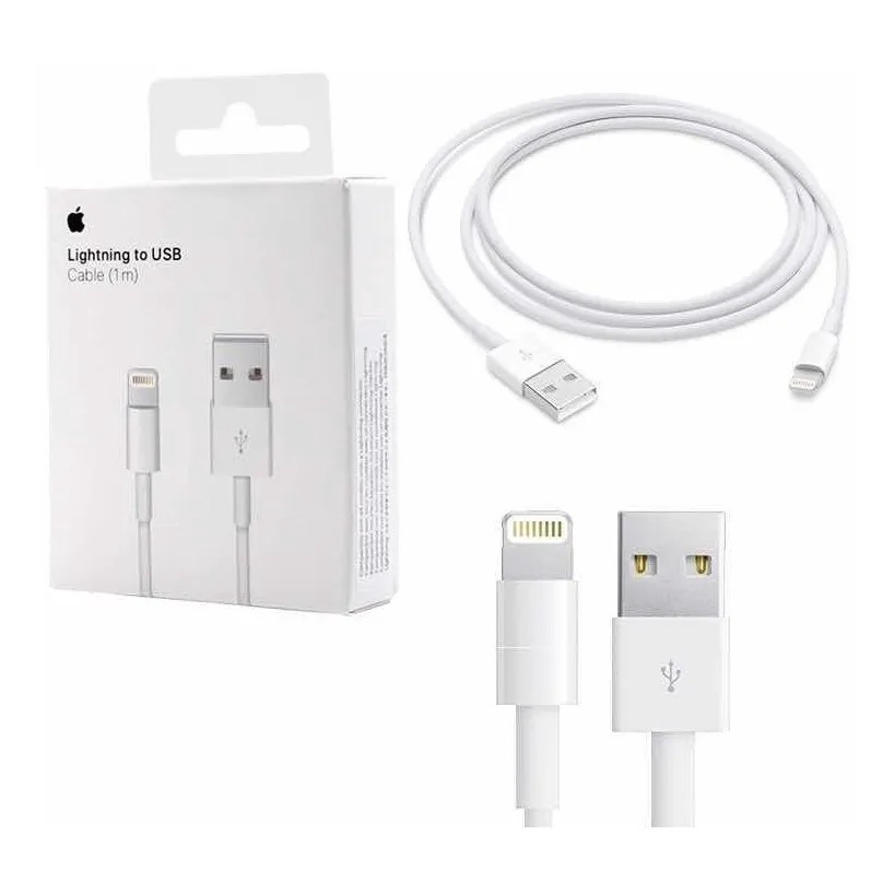 Cabo USB Lightning Carregador iPhone 6 7 8 Plus S X Xr Xs 11 12 2 Metros | Shopee Brasil
