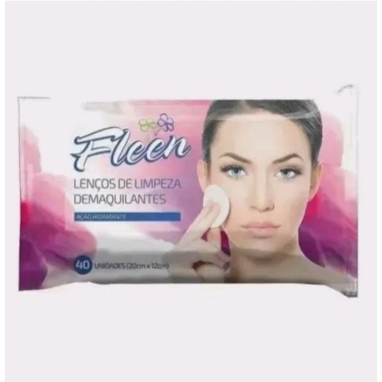Lenço de Limpeza Demaquilante Fleen | Shopee Brasil