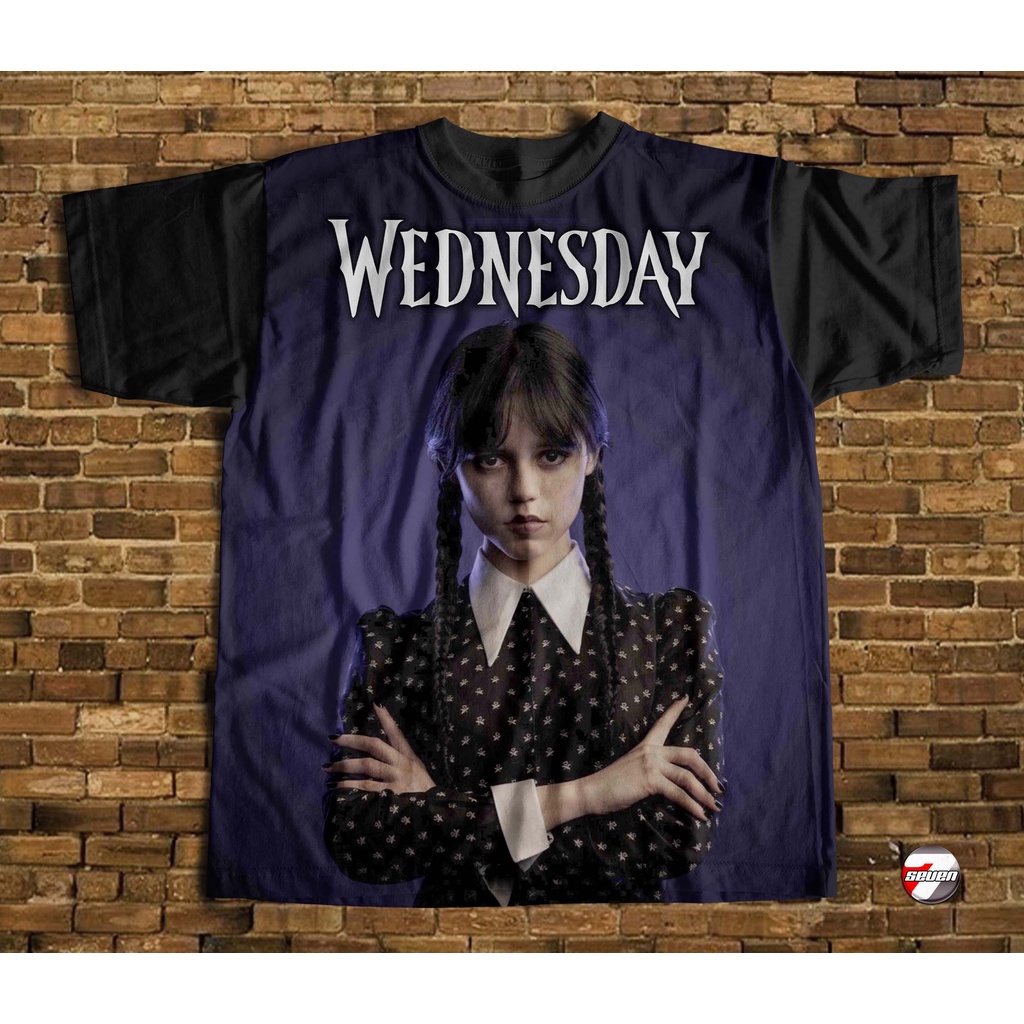 Camiseta Unissex Wednesday Addams (Wandinha) | Shopee Brasil