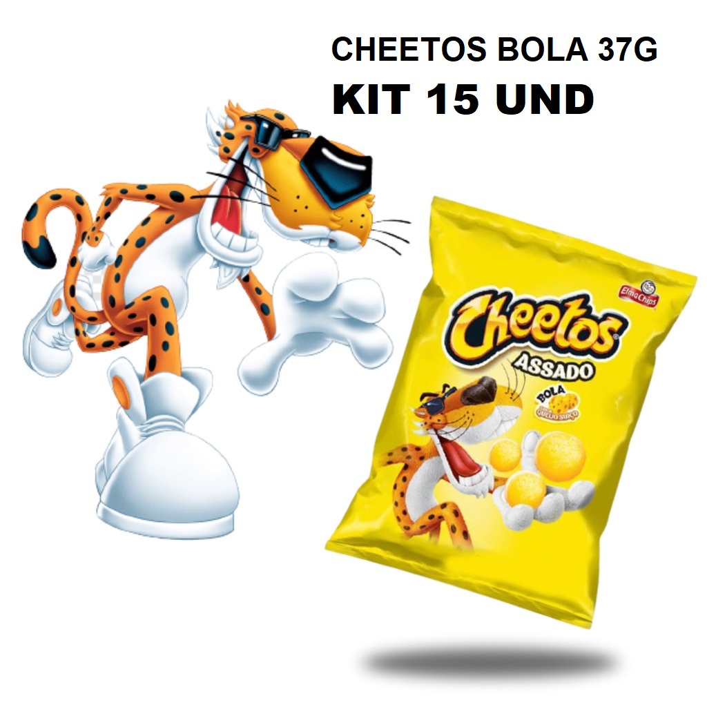 Cheetos Bola 37g KIT 15 UND Salgadinho Elma Chips | Shopee Brasil