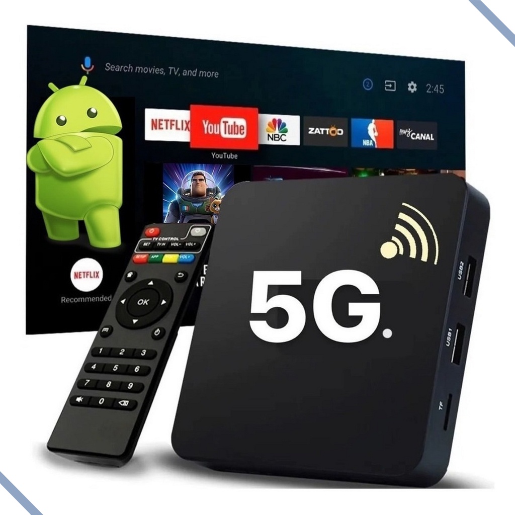 Aparelho Conversor Smart Tv 4k WiFi 5G 64 Ram 512 Memoria | Shopee Brasil