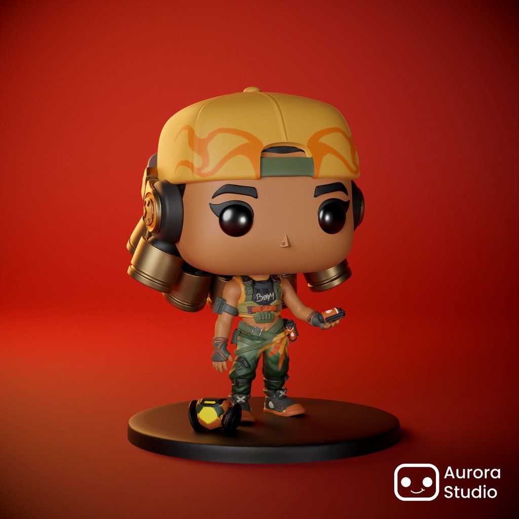 Pop Artesanal Raze Valorant - Faz a Boa!