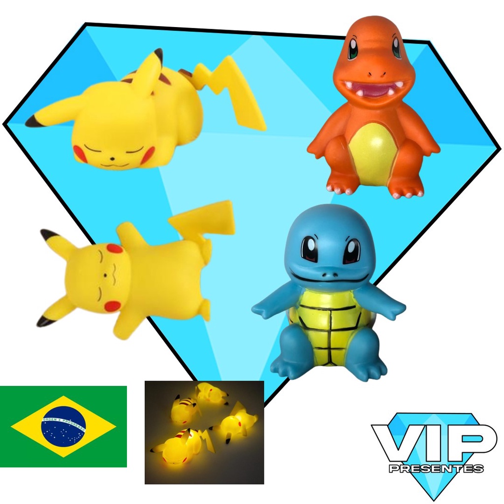 Mini Luminária Pikachu Pokémon Led | Shopee Brasil