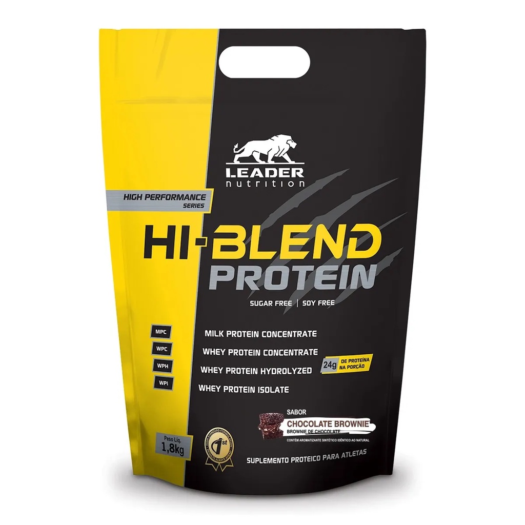Whey Hi Blend Protein 1,8 kg Leader Nutrition | Shopee Brasil