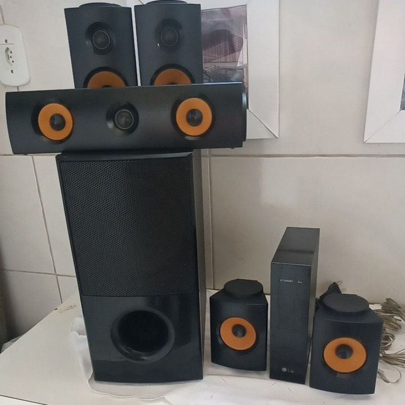 Caixas Home Theater LG Lhb 725 lhb755 bh7230 bh7240 Escorrega O Pre o