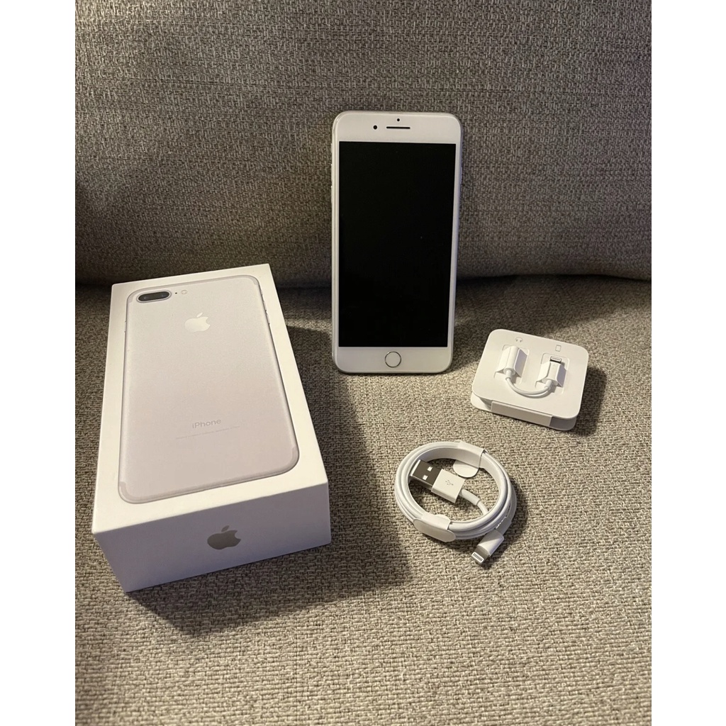 Apple iPhone 7 Plus - 128GB - Silver (Unlocked) A1661 (CDMA + GSM ...
