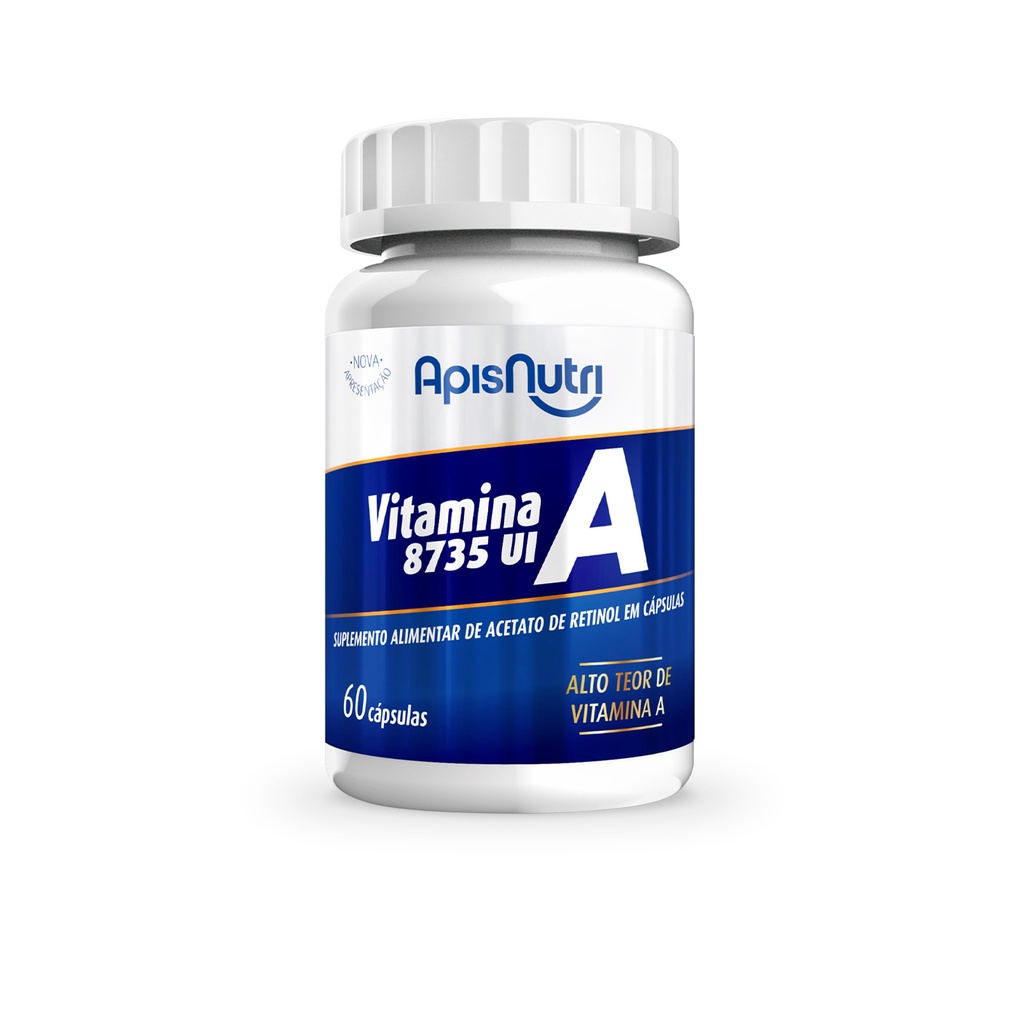 VITAMINA A 280 MG - 60 CPS APISNUTRI | Shopee Brasil
