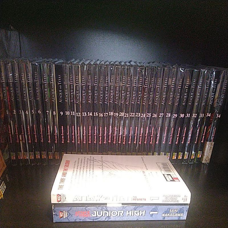 Ataque dos titãs completo 1 ao 34, variante e edições importadas mangá ...