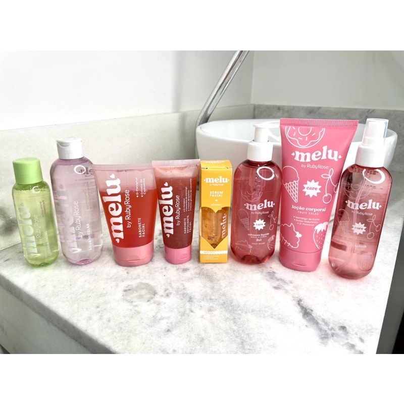 Kit Cuidados com a Pele Melu | Shopee Brasil