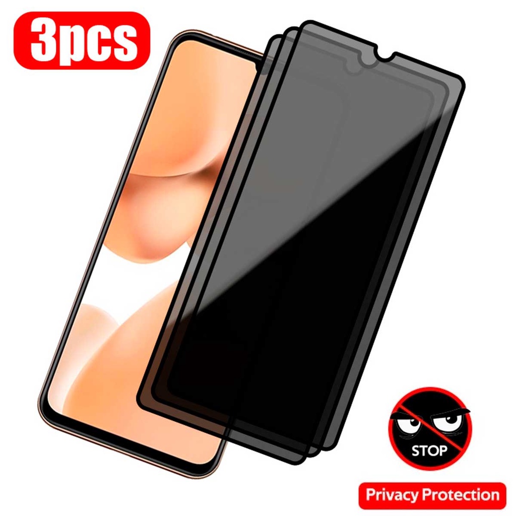 Kit 3x Película Frontal Privacidade Antiespiao 3d Para Xiaomi Poco X3