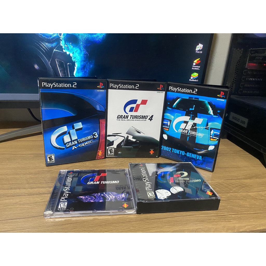 Coleção Gran Turismo para PS1 e PS2 - Escorrega o Preço