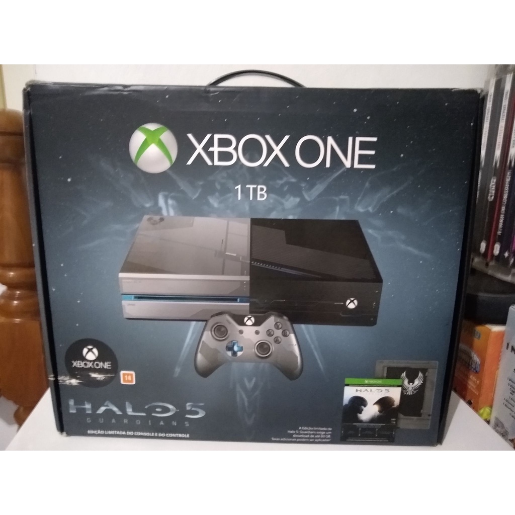 Console Xbox One 500GB - Edição Halo 5 - Desconto no Preço