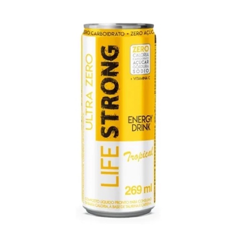 Energético Ultra Zero Sabor Maça Verde (269ml) Life Strong - Escorrega ...