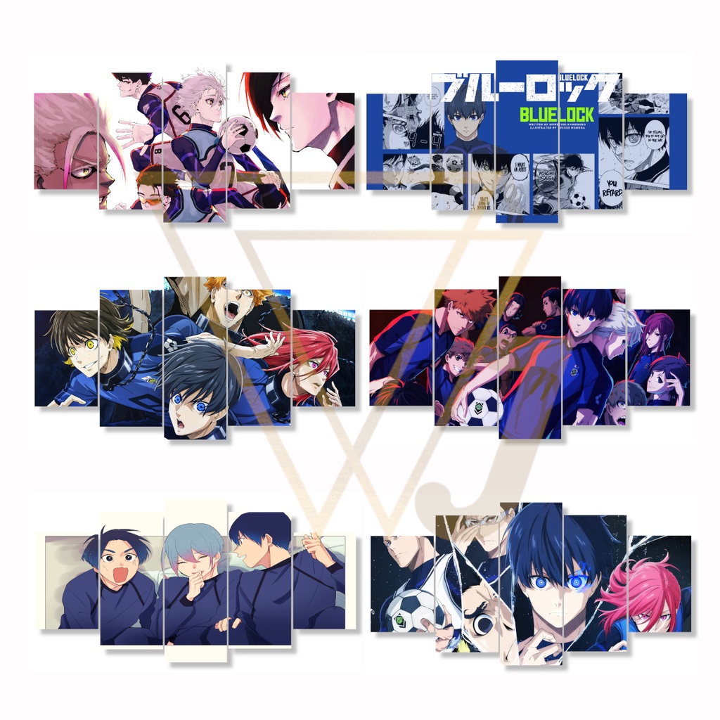 Quadro Decorativo Excelente Qualidade Blue Lock Quarto E Sala Top ...