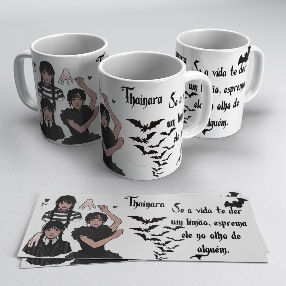 Caneca Vandinha | Shopee Brasil