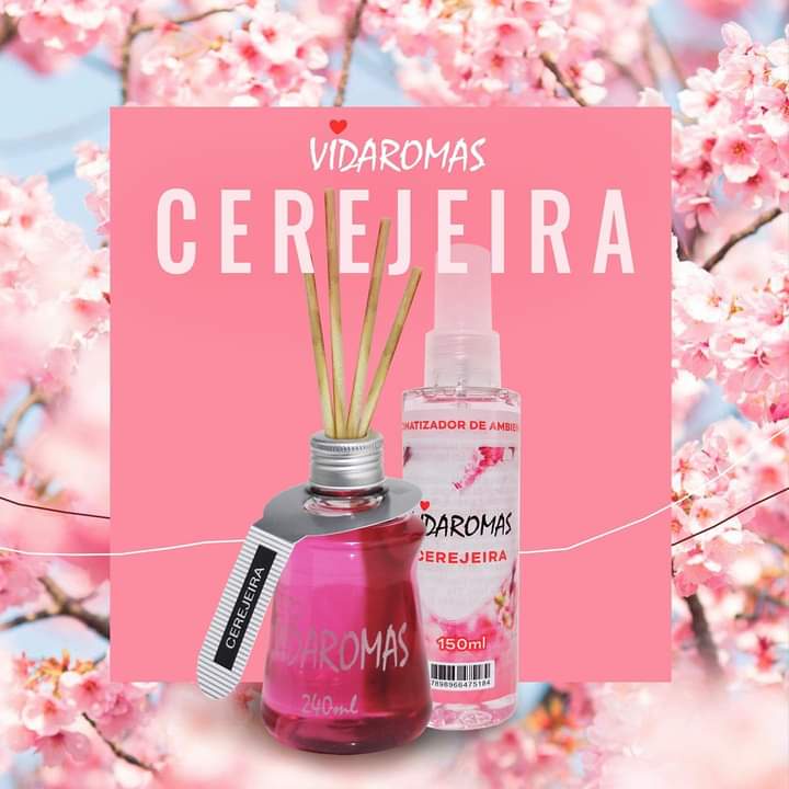 Perfume Spray Tira Cheiro De Mofo Para Casas Lojas - Flor De Cerejeira ...